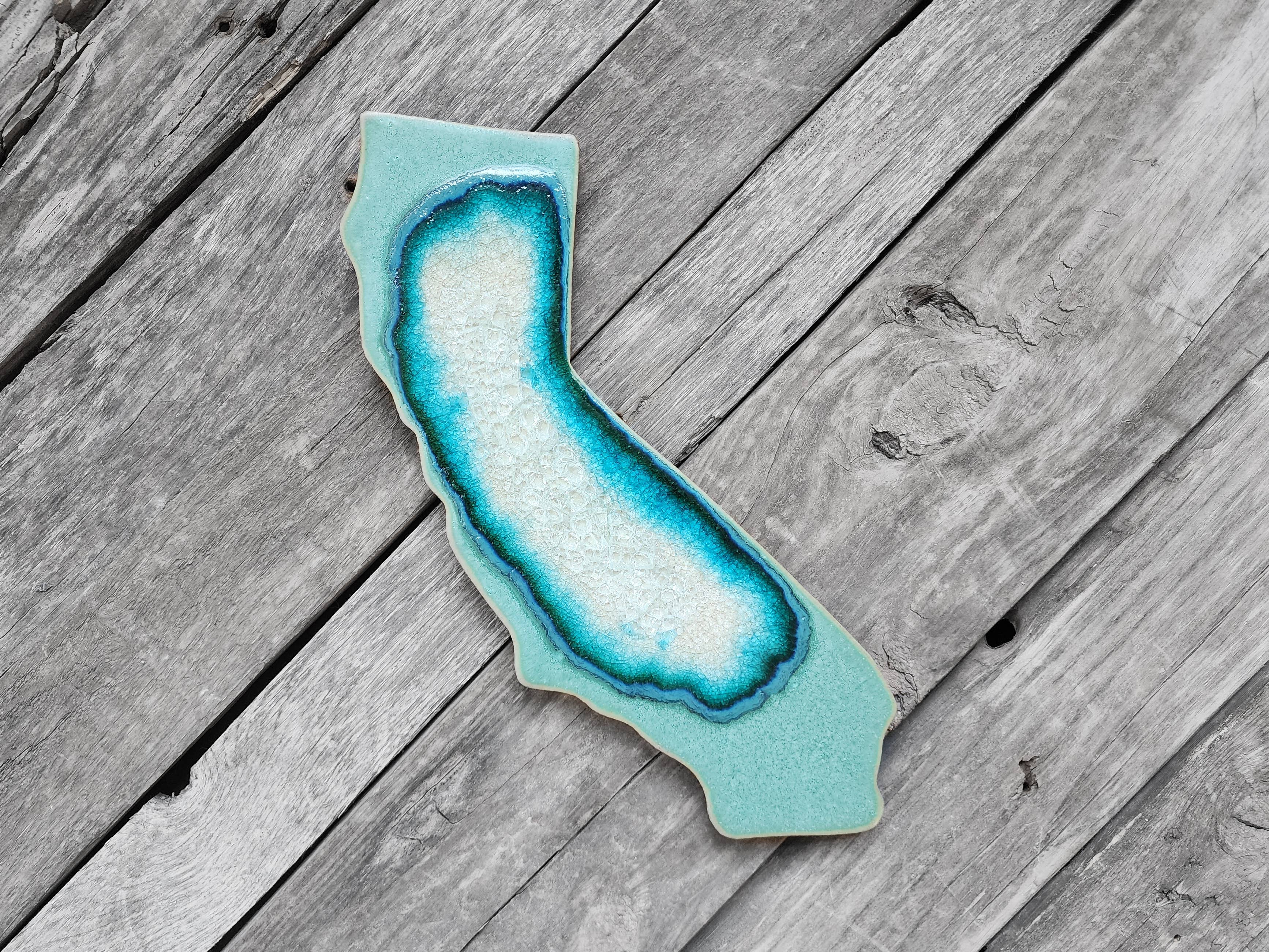 State Shaped Trivet - All 50 States - Geode Handmade Pottery ...