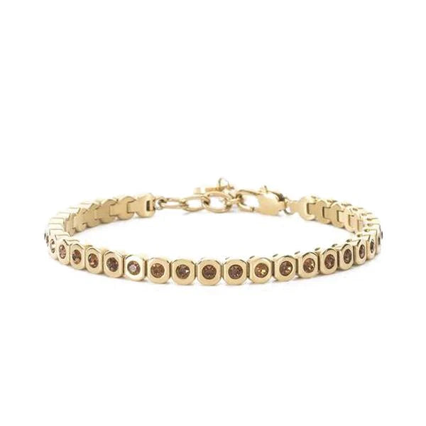 Mini Gold Chain with Crytal Inlay – ScissortailGifts